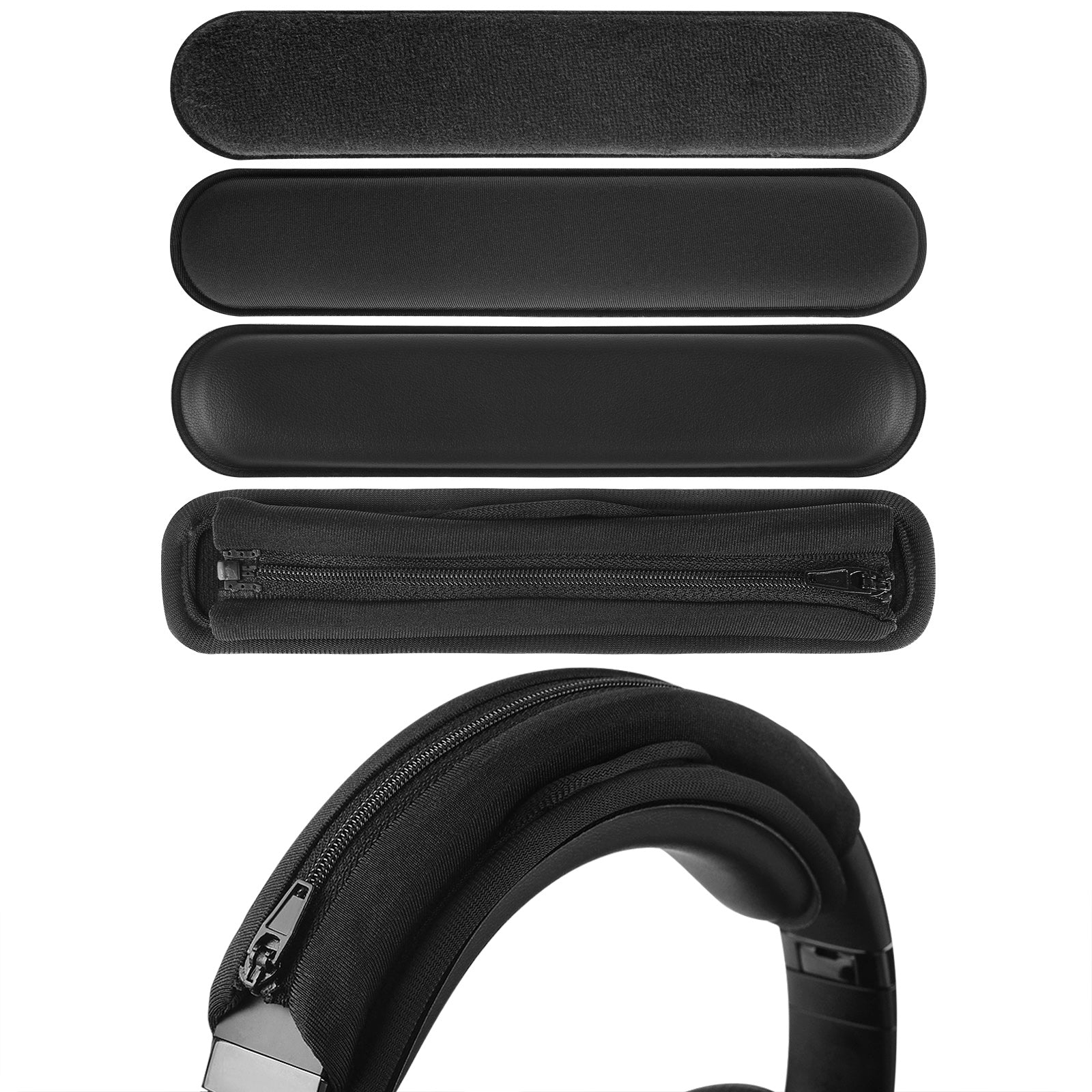 Geekria ヘッドバンドカバー + パッド セット ソニー SONY, ボーズ BOSE, スカルキャンディ Skullcandy, ア ...